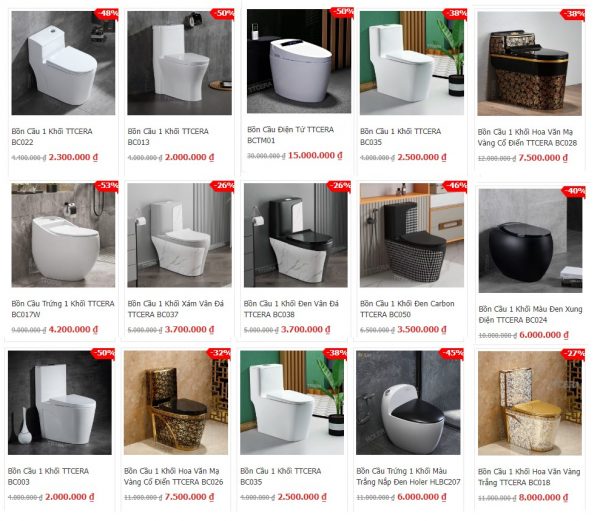 Top 10 Mẫu Bồn Cầu Âm Tường Đẹp Tốt Giá Rẻ